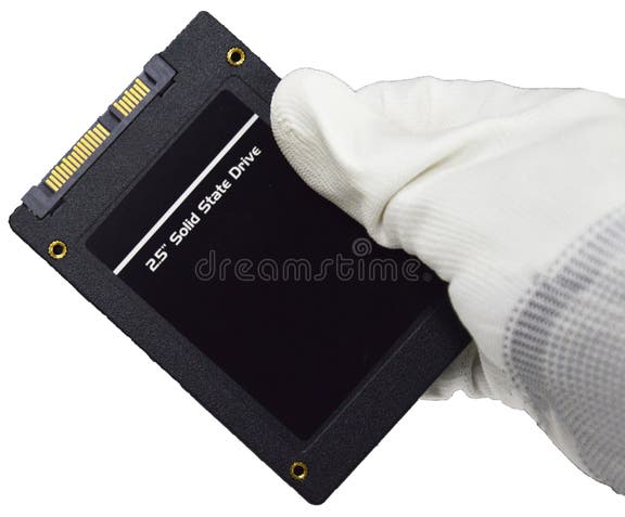 Harddisk SSD 2.5 Inch Black that is Holding in Hand Stock Photo - Image ...