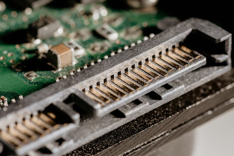Harddisk and ssd sata port stock photo. Image of sata - 121278756