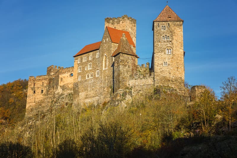 Hardegg Castle in Austria stock image. Image of monument - 132909867