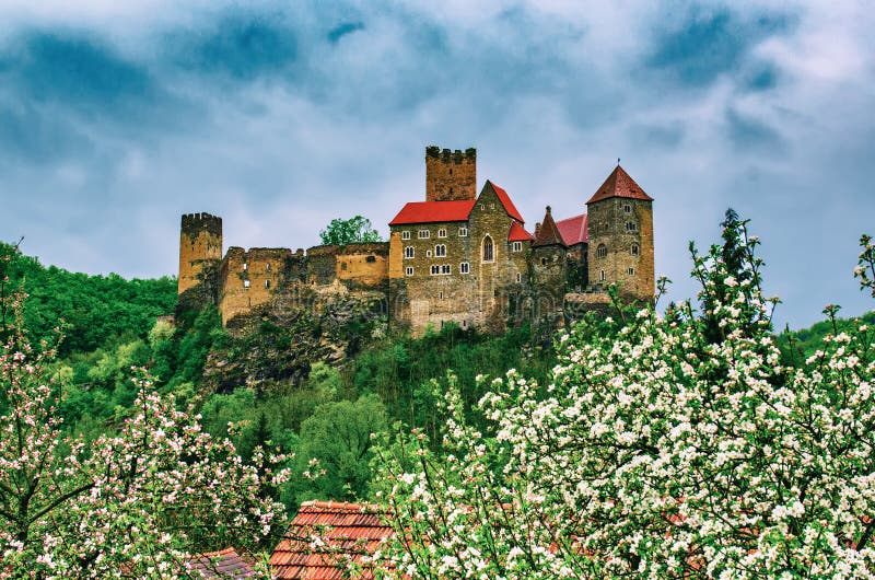 Hardegg Castle in Austria stock photo. Image of gothic - 215880092