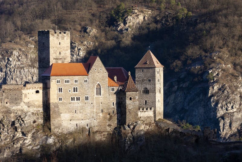 Hardegg Castle in Northern Austria Stock Photo - Image of monument ...
