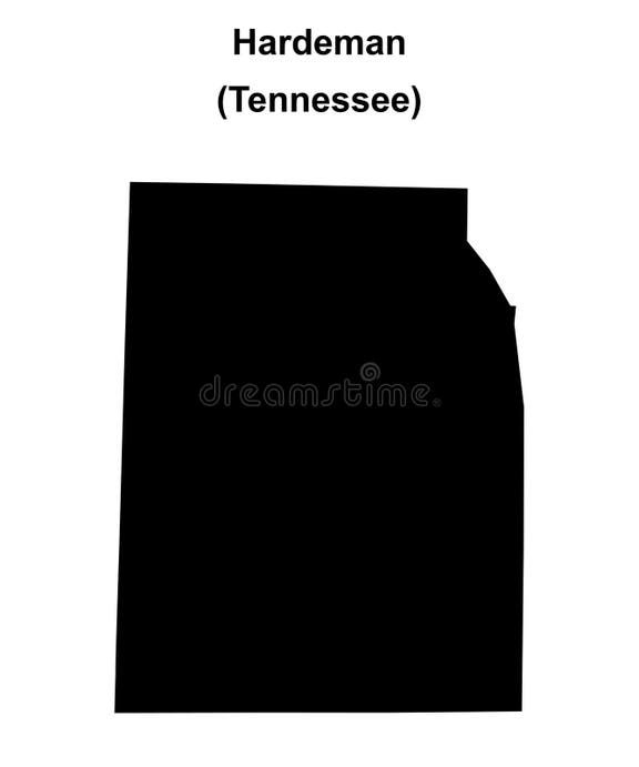 Hardeman outline map stock illustration. Illustration of design - 361761223