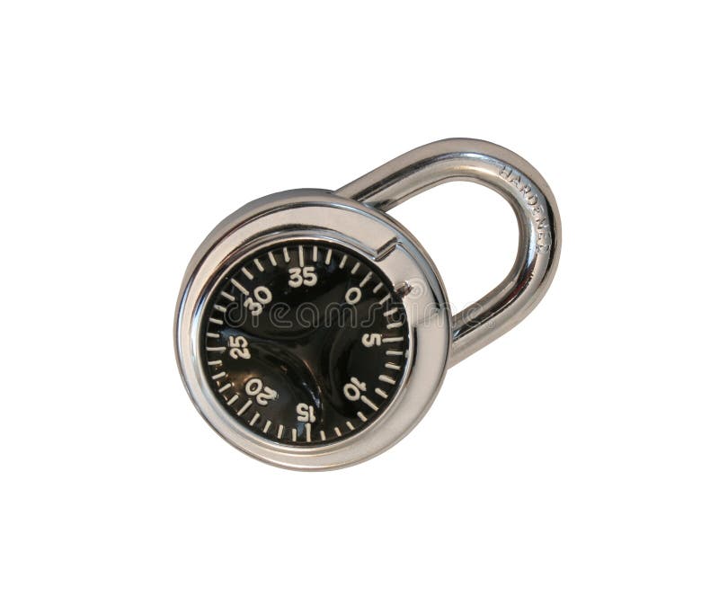 Hardened Lock stock photo. Image of lock, deter, dial, steel - 518618