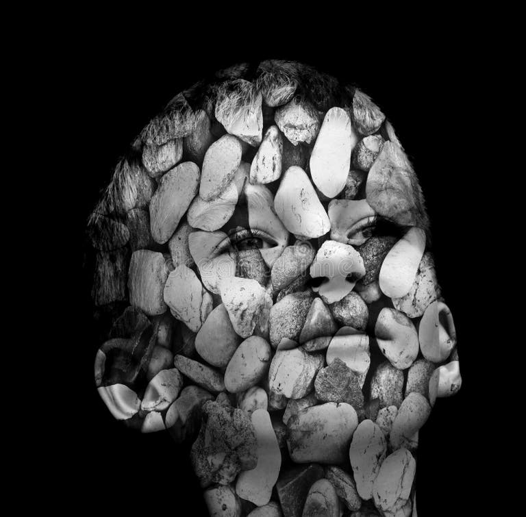 Hardheaded stock image. Image of symbolic, face, person - 4480813