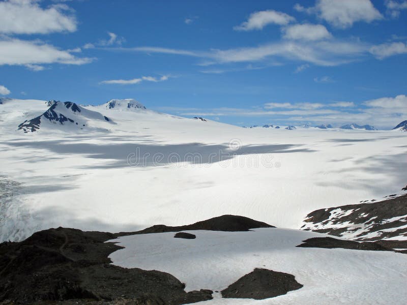 Harding Icefield Kenai Alaska Stock Image - Image of alaska, harding ...