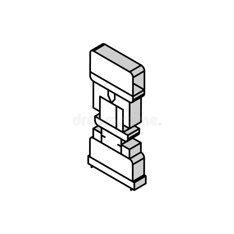 Hardness Testing Materials Engineering Isometric Icon Vector ...