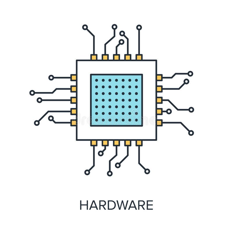 Hardware ilustración del vector. Ilustración de dispositivo - 47990075