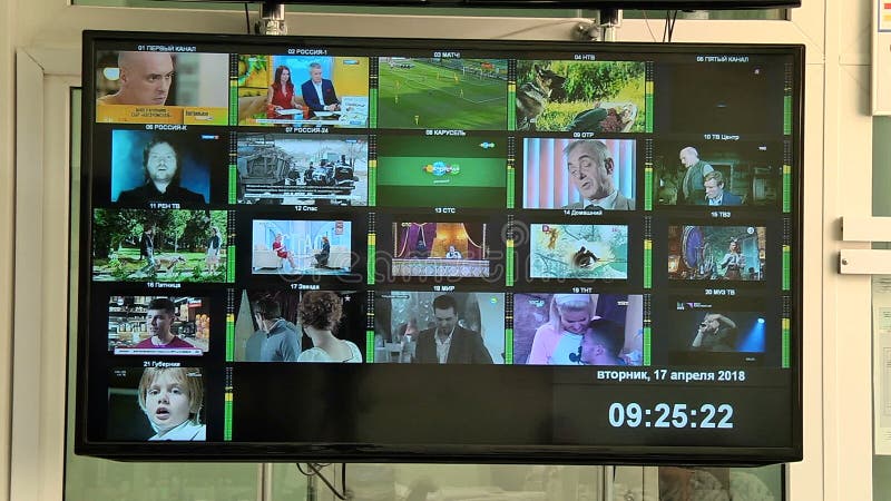 Operation of Equipment for Digital Television Signal Transmission Stock ...