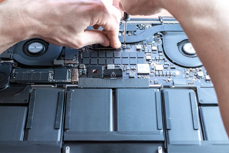 Hardware Engineer Technology Maintenance. Computer Chip Electronic ...