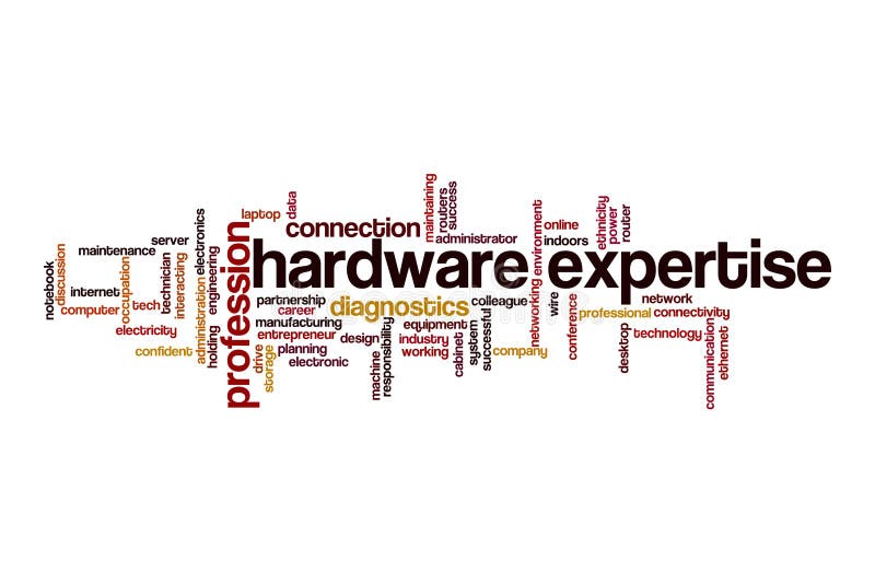Hardware word cloud stock photo. Image of connection - 88379774