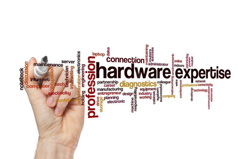 Hardware word cloud stock photo. Image of connection - 88379774
