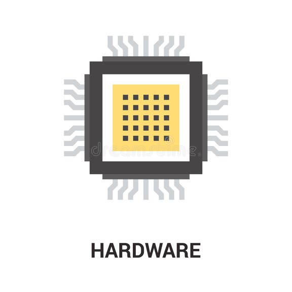Hardware Flat Icon Design Concept Stock Vector - Illustration of icon, symbol: 364378644