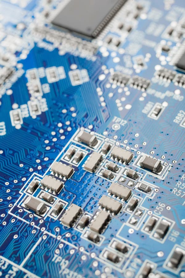 Macro Circuit Board Background Stock Image - Image of electronics ...