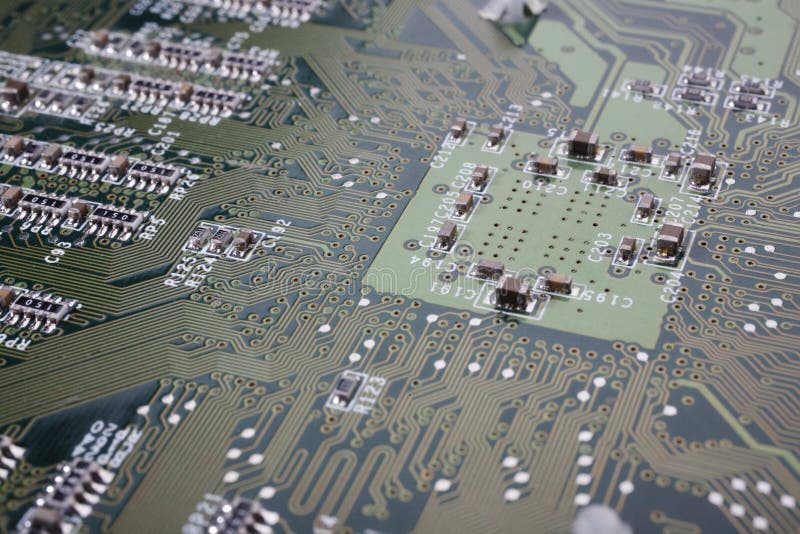 Electronic circuit stock image. Image of background, graphic - 7568047