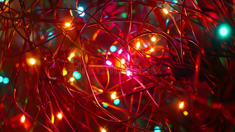 Hardware and Networking Concept with Cables and Digital Devices ...