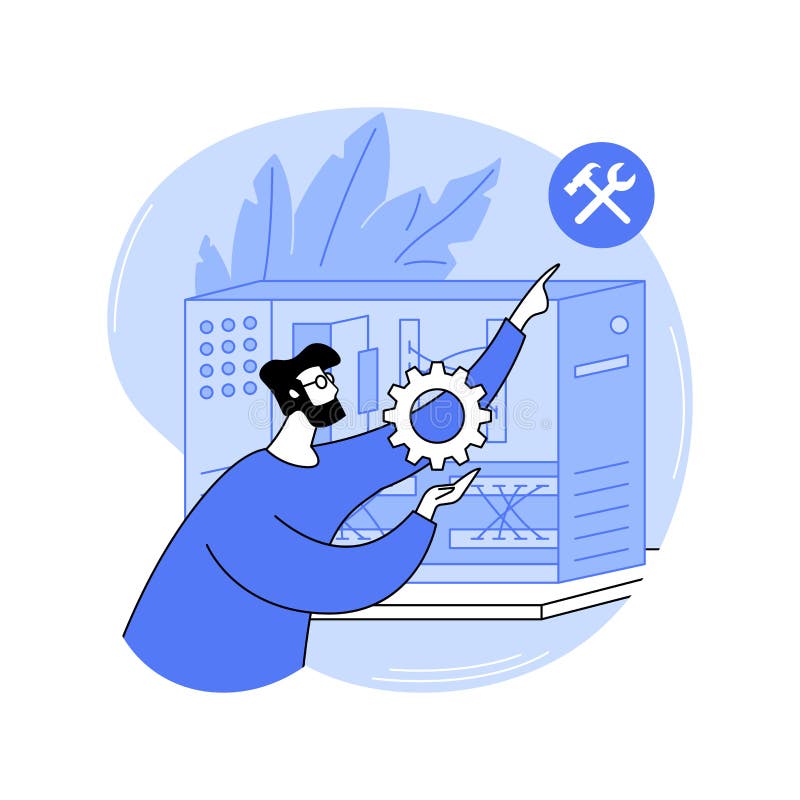 Cartoon Computer Technician Stock Illustrations – 3,519 Cartoon ...