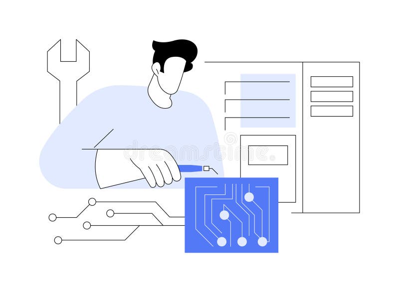 Hardware Repair Isolated Cartoon Vector Illustrations. Stock Vector ...