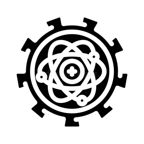 Hardware Scalability Quantum Computer Glyph Icon Vector Illustration ...