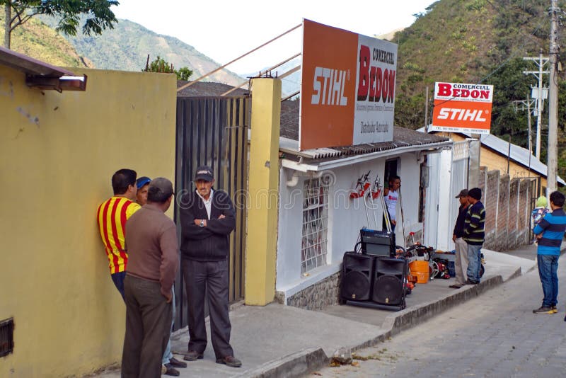 Hardware store in Apuela editorial photography. Image of america ...