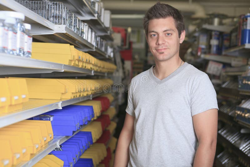 Hardware Store Client on the Market Stock Image - Image of client ...