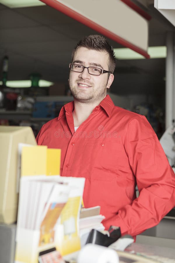 Hardware store employee stock photo. Image of employee - 50822462