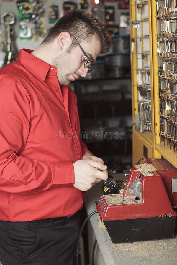 Hardware store employee stock photo. Image of store, male - 50822474