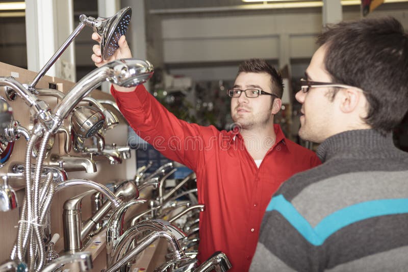Hardware store employee stock photo. Image of portrait - 50822484