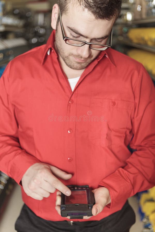 Hardware store employee stock photo. Image of hardware - 50822488