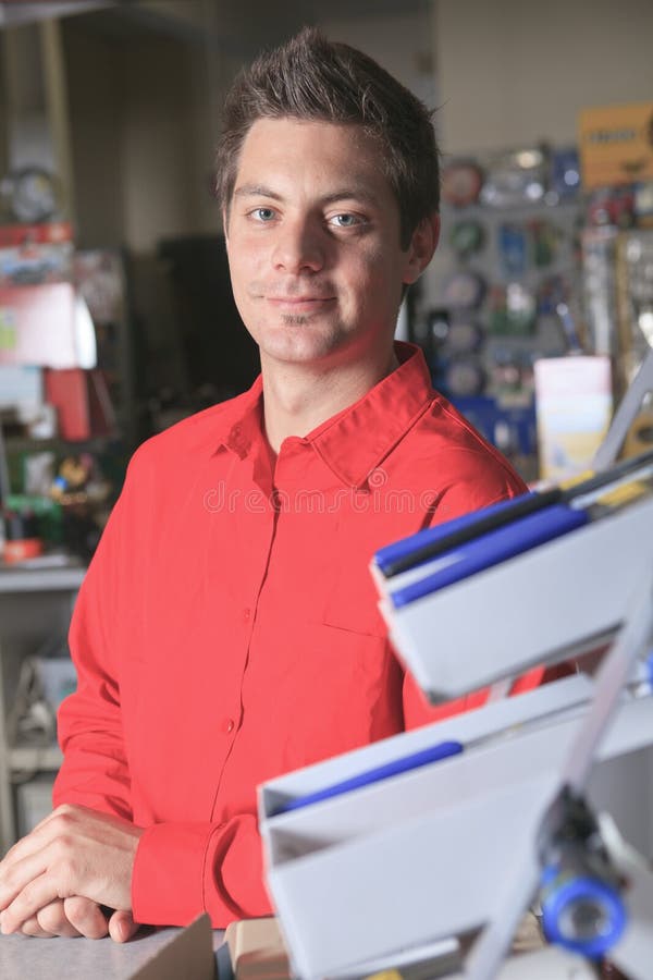 Hardware store employee stock photo. Image of portrait - 51247304