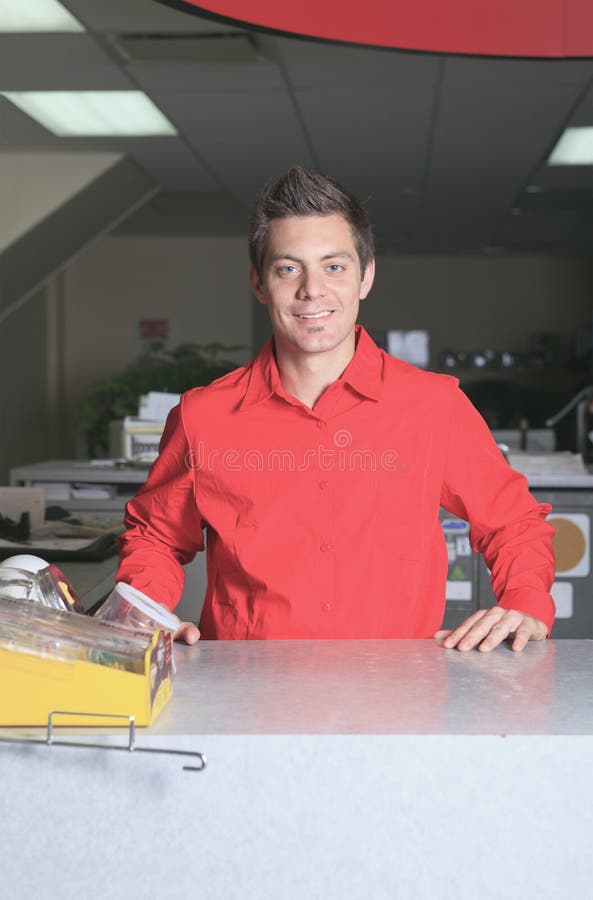 Hardware store employee stock photo. Image of retail - 51247642