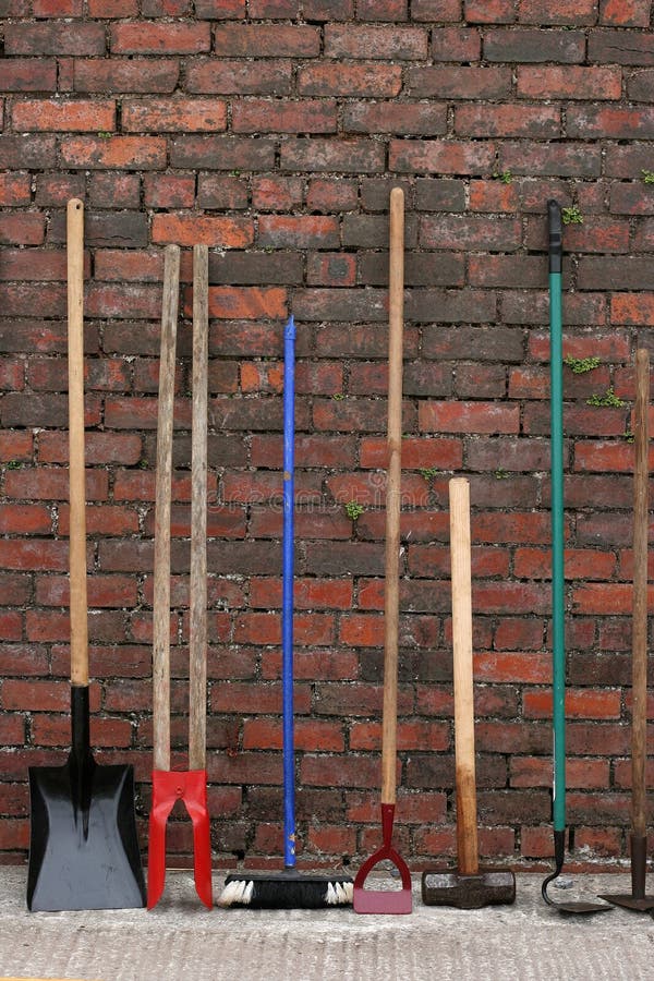 Farming tools stock image. Image of work, brooms, farm - 1307175
