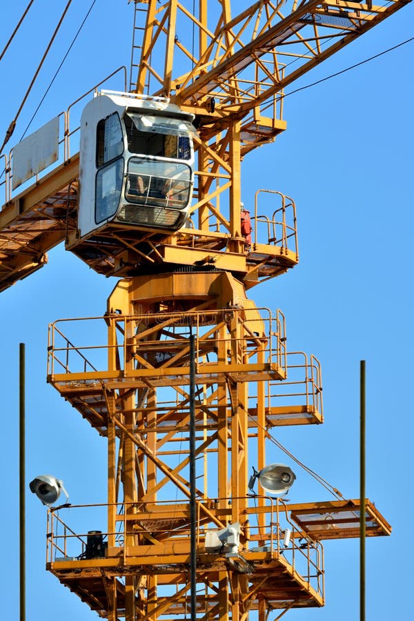 Hardware of tower crane stock photo. Image of pattern - 35829154