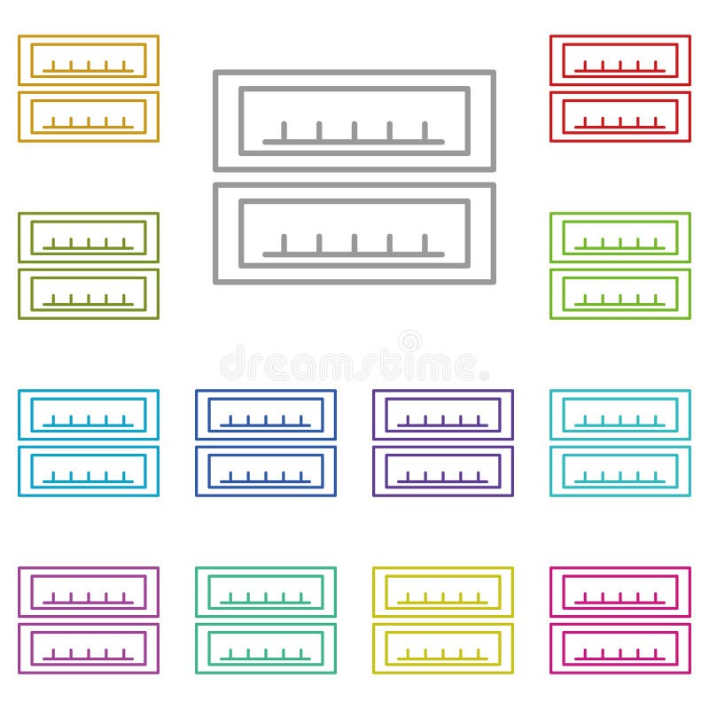 Hardware Usb Portable Multi Color Icon Simple Thin Line Outline Vector Of Hardware Icons For