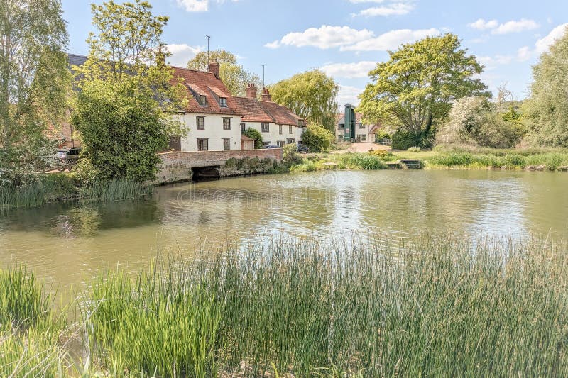 Hardwater Mill Great Doddington Northamptonshire. Stock Photo - Image ...