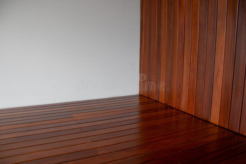 Hardwood Flooring, Indoor Ipe Wood Floor and Cladding with White Wall ...