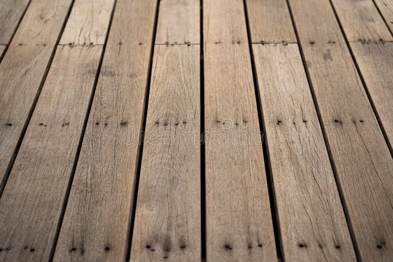 Hardwood Panel Floor in Vertical Perspective. Stock Photo - Image of ...
