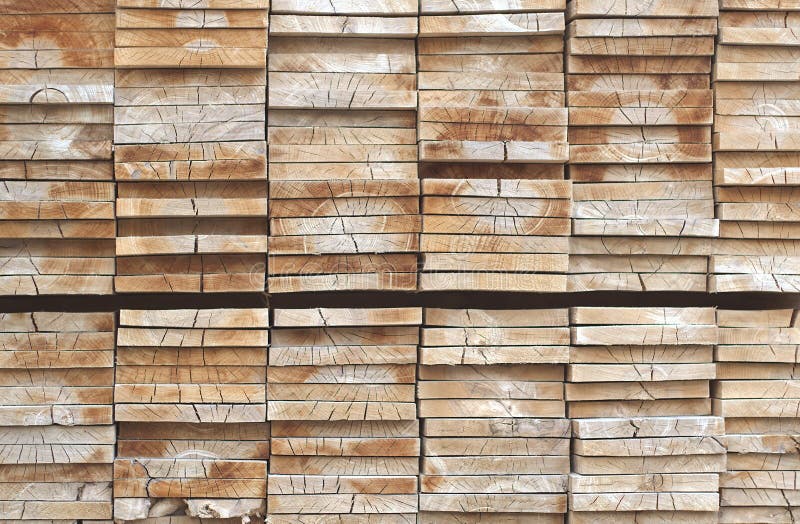 Hardwood Planks Material Texture Background Natural Color Side View ...