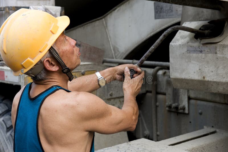 Workers at a Construction Site Stock Photo - Image of building ...