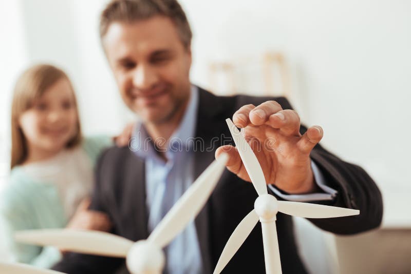 Hardworking Motived Engineer Proud of His Project Stock Image - Image ...