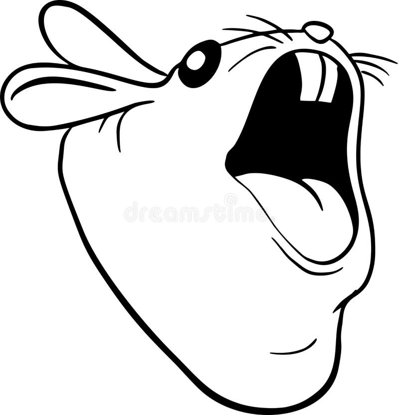 Hare, Cartoon, Hand Draw Vector Illustration Art Stock Vector ...