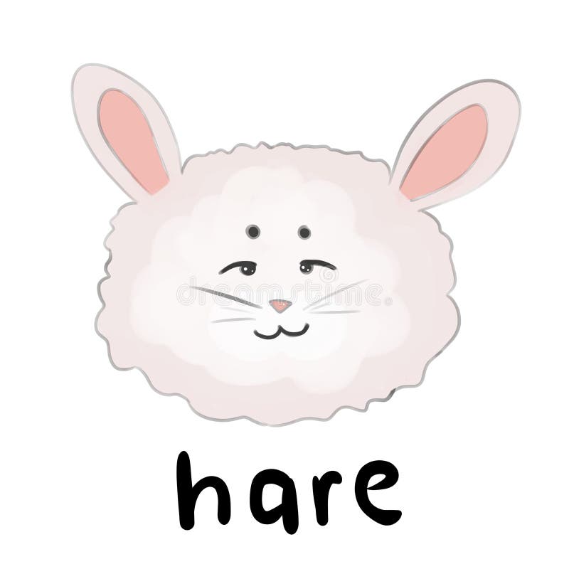 Hare Children Quiz Cute Vector Preschool Game Stock Vector ...