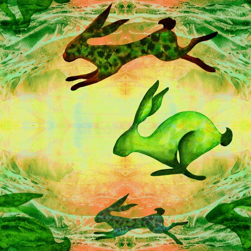 Hare Running Sketch Stock Illustrations – 444 Hare Running Sketch Stock ...