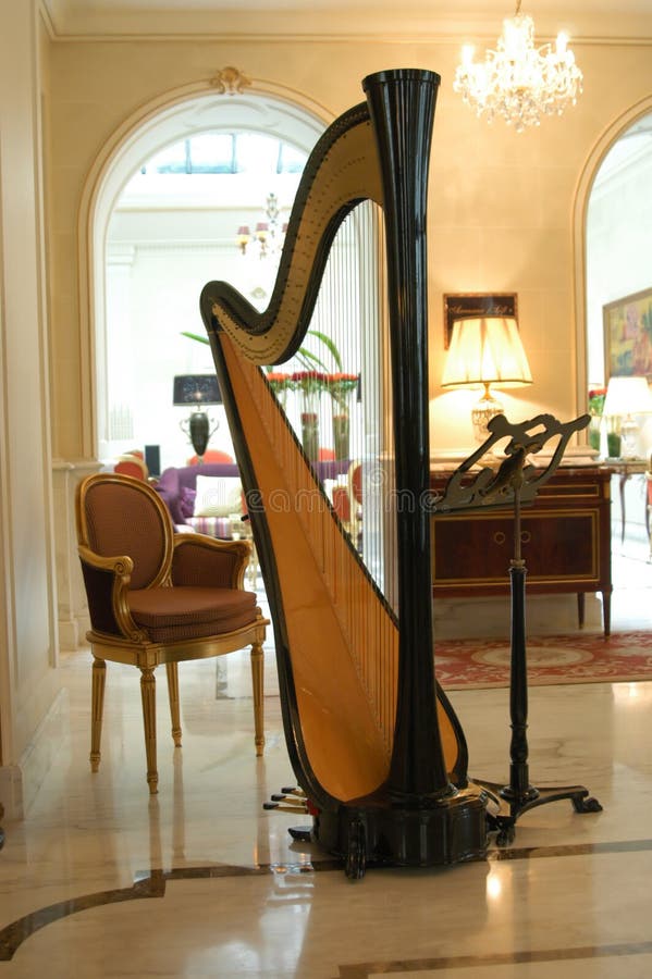 Harfe stockbild. Bild von klassisch, harfen, leier, musik - 3707133