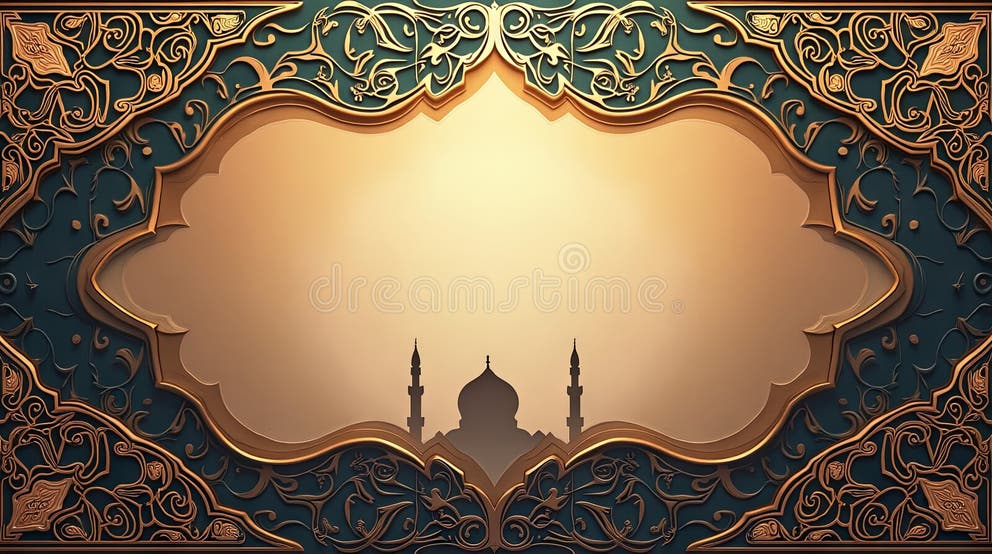 Hari Raya Ramadan Eid Background Stock Illustration - Illustration of ...