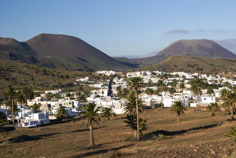 Haria Lanzarote Espanha 29 De Abril De 2020. a Antiga Arquitetura Da ...