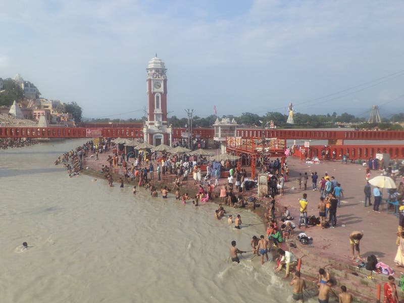Haridwar editorial stock image. Image of ghat, ganges - 76908539