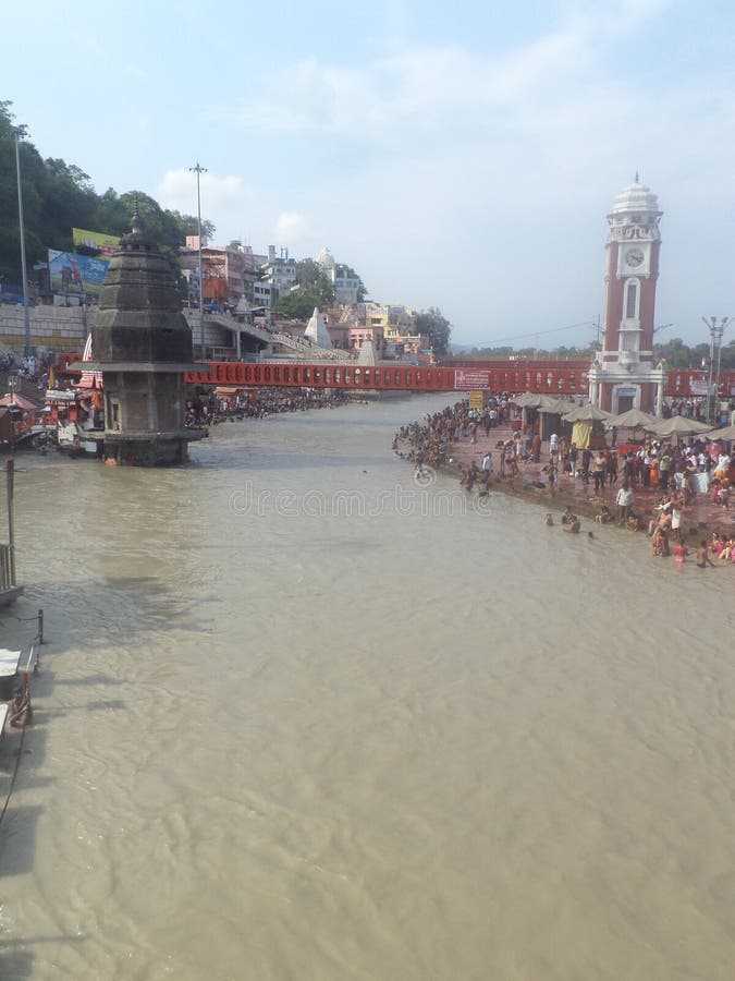 Haridwar editorial stock image. Image of india, ghat - 76908214