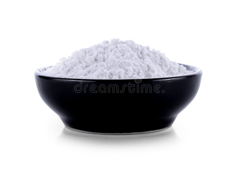 Harina De Tapioca Aislada En Fondo Blanco Imagen de archivo - Imagen de ...