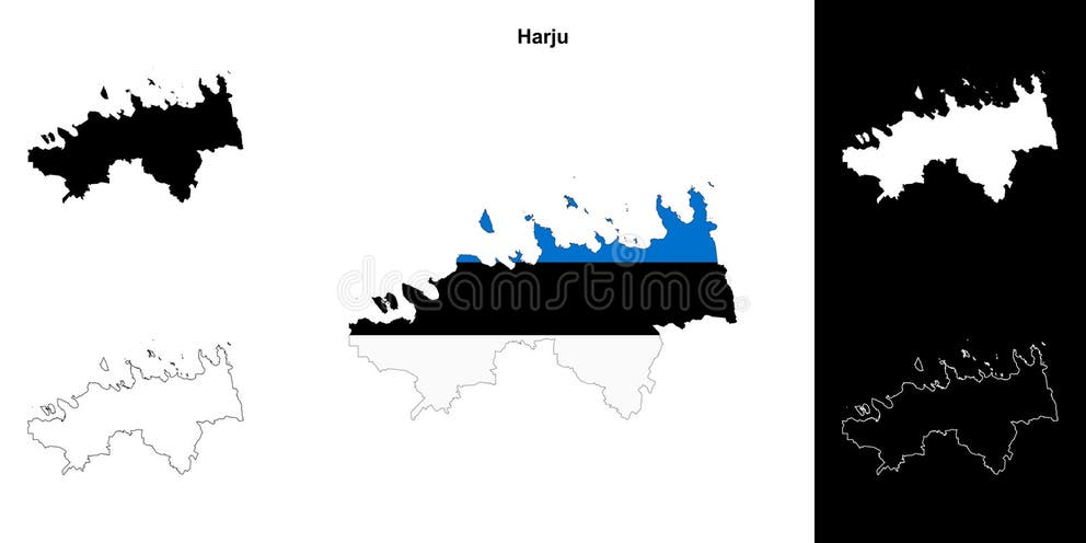 Harju Outline Map Stock Illustrations – 65 Harju Outline Map Stock ...