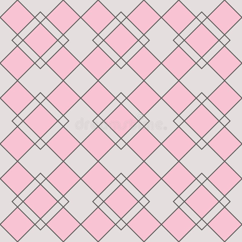 Harlequin Geometric Seamless Patterns. Stock Illustration ...